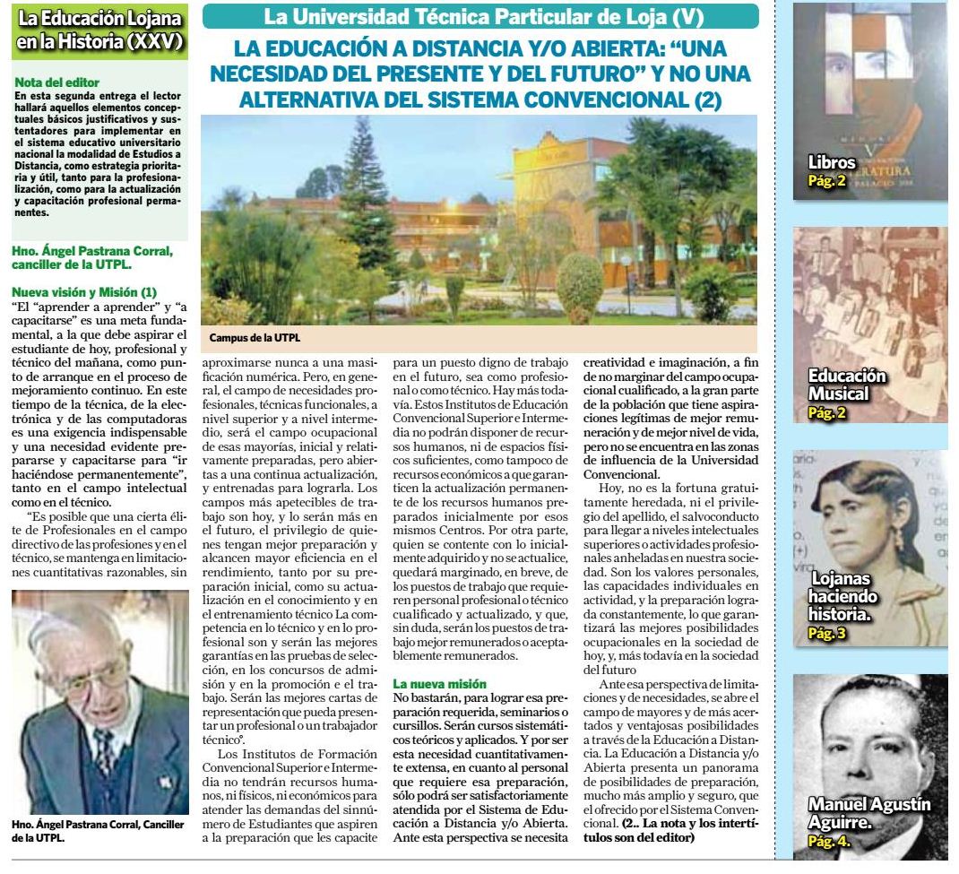 La Universidad Técnica Particular de Loja | Blog